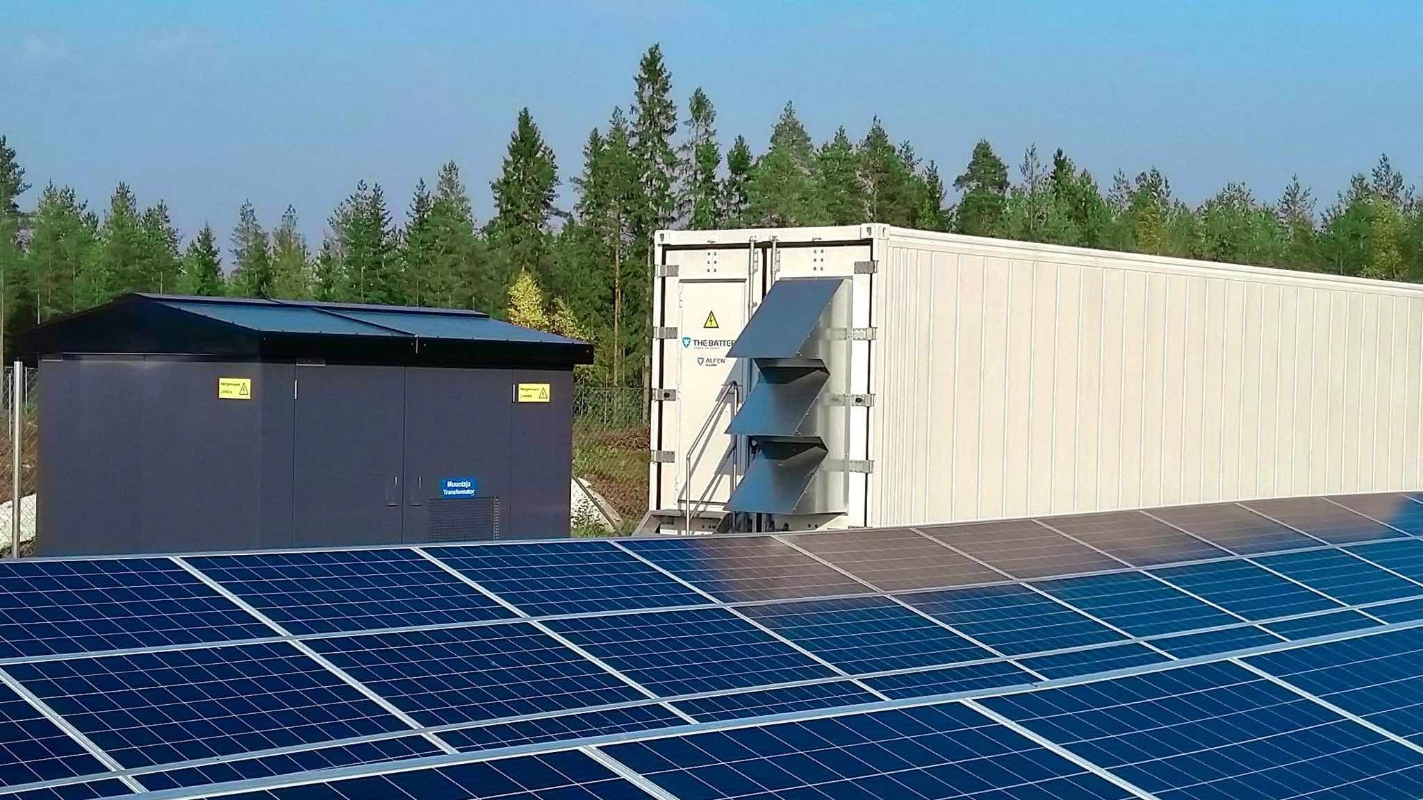 Demand Response for BESS in Finland’s First Scale Solar Park.